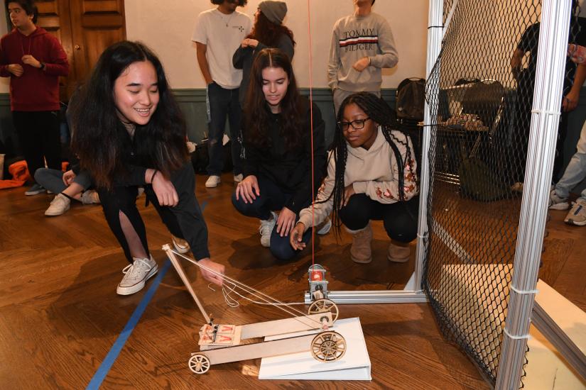 Set up, drop, and go: Engineering students compete in design ...