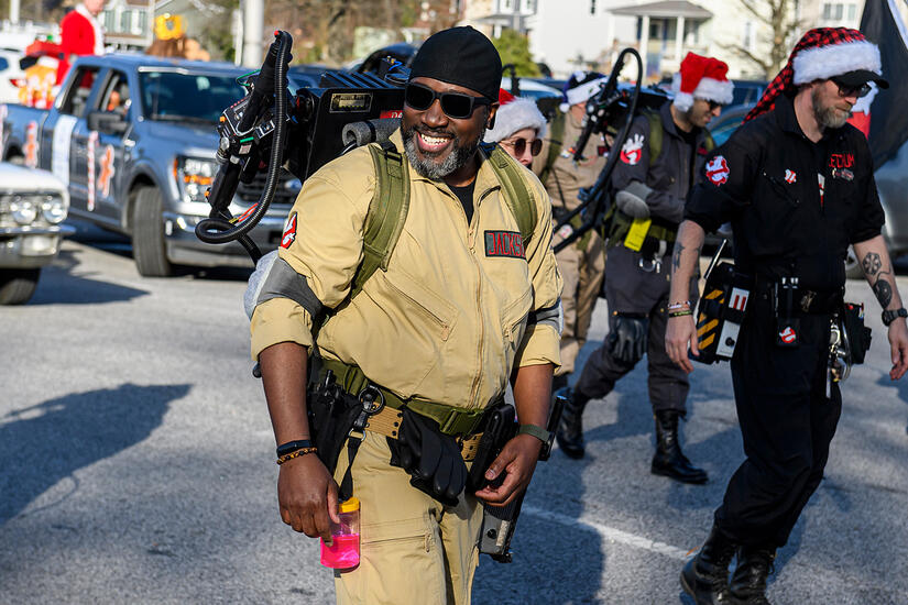 Why yes, that is Jarron Jackson dressed as a Ghostbuster | Hub