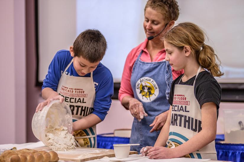 Fourth-graders learn the knead-to-know science behind baking bread | Hub