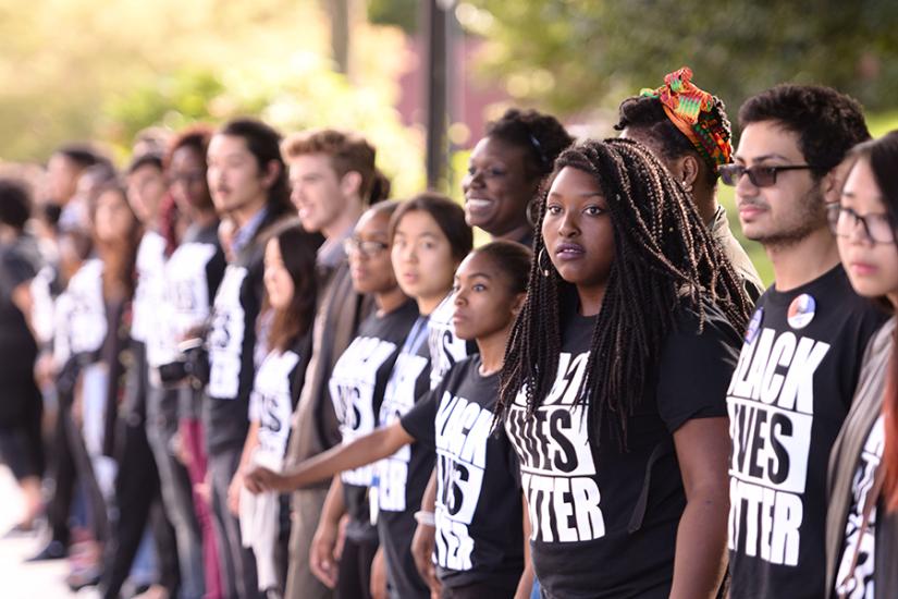 Members of JHU community stage silent demonstration in support of Black ...