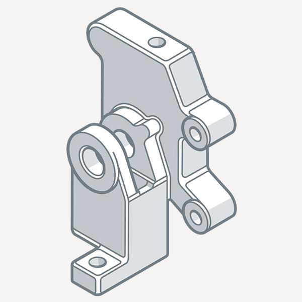 Full metal bracket | Hub