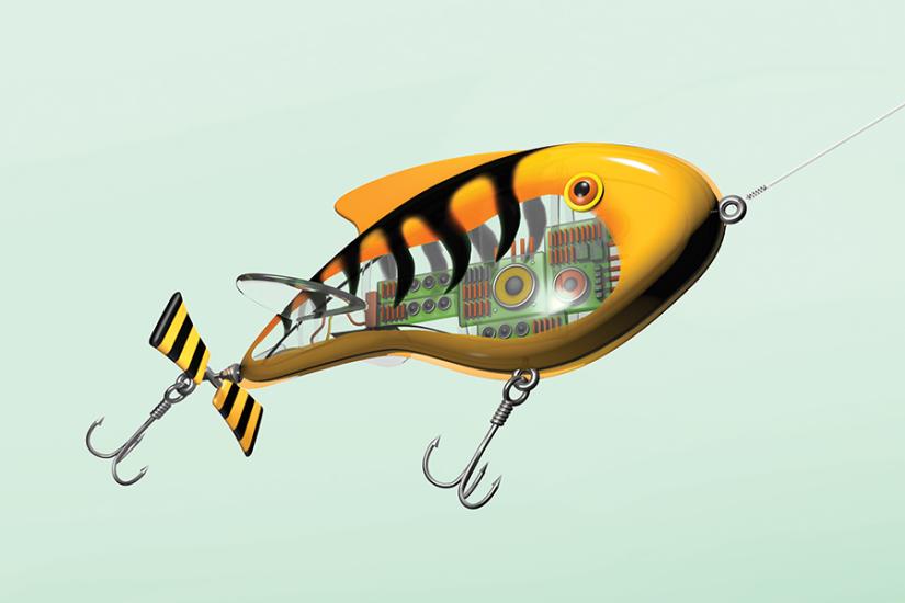 A foolproof fishing lure | Hub