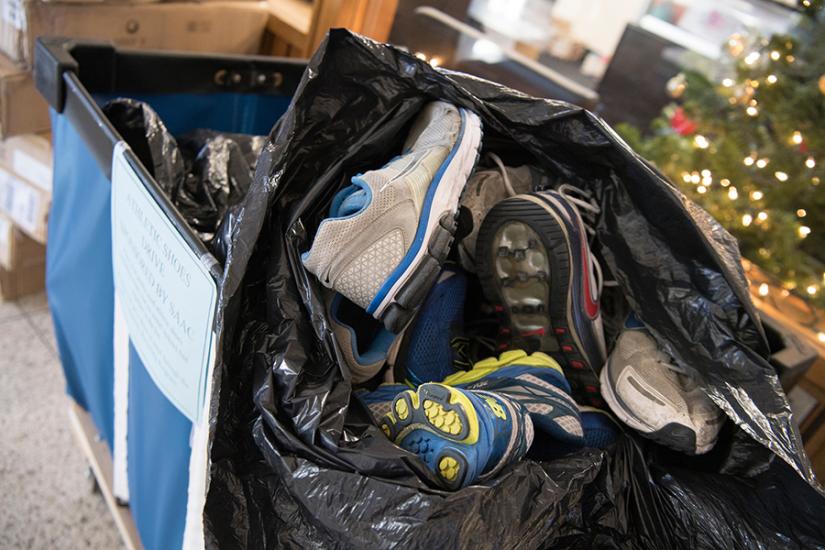 A second life for secondhand shoes: Hopkins donates to Haiti and beyond ...
