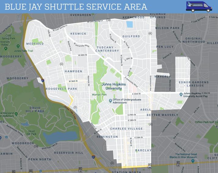 Johns Hopkins Blue Jay Shuttle service gets a lift with Lyft ...