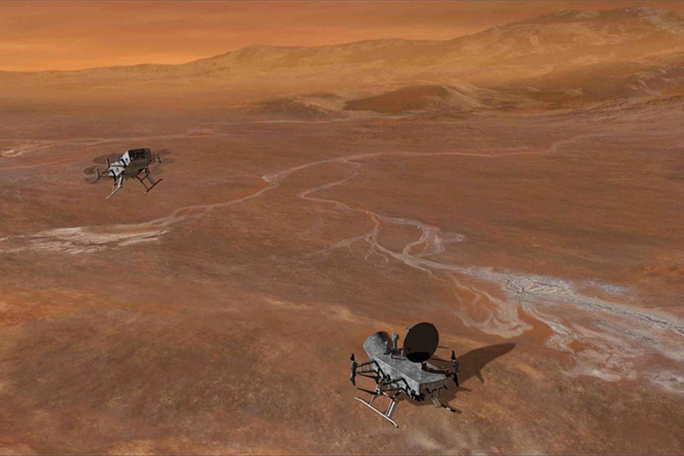 A Titan proposal: NASA selects for further development APL's Dragonfly ...
