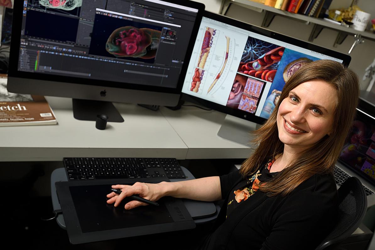 Lydia Gregg illustrates the intricacies of the human body | Hub