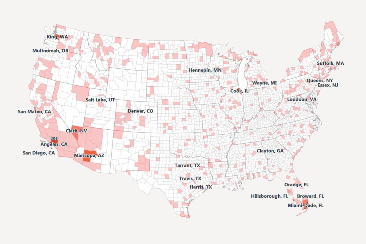 New analysis predicts top 25 U.S. counties at risk for measles ...