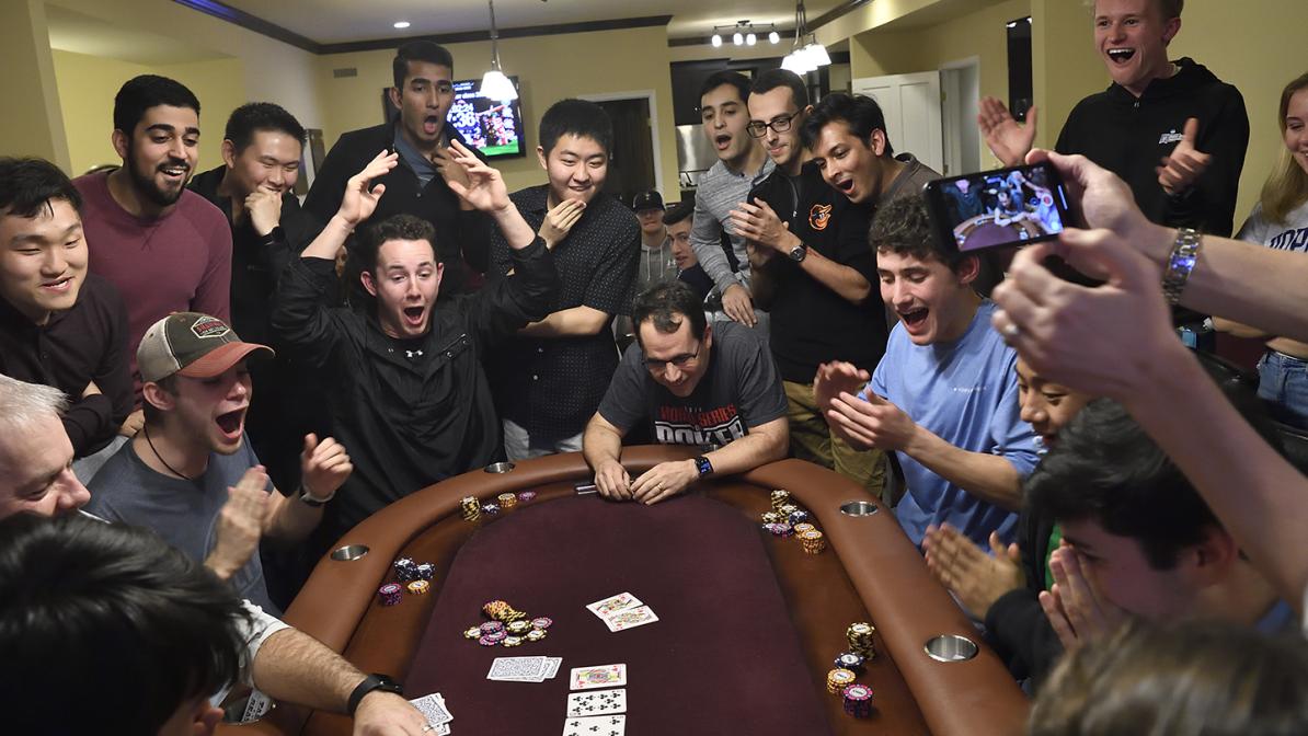Hopkins professor wins big on poker class bet | Hub