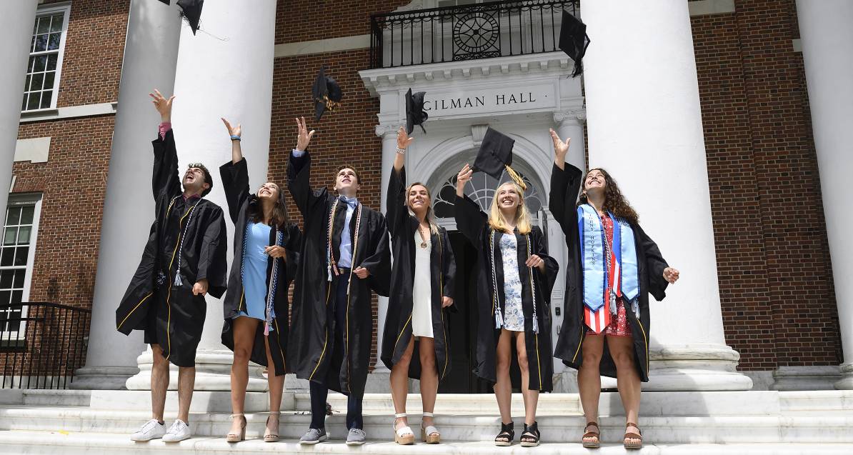 Late to the game: Graduating athletes celebrate Commencement | Hub