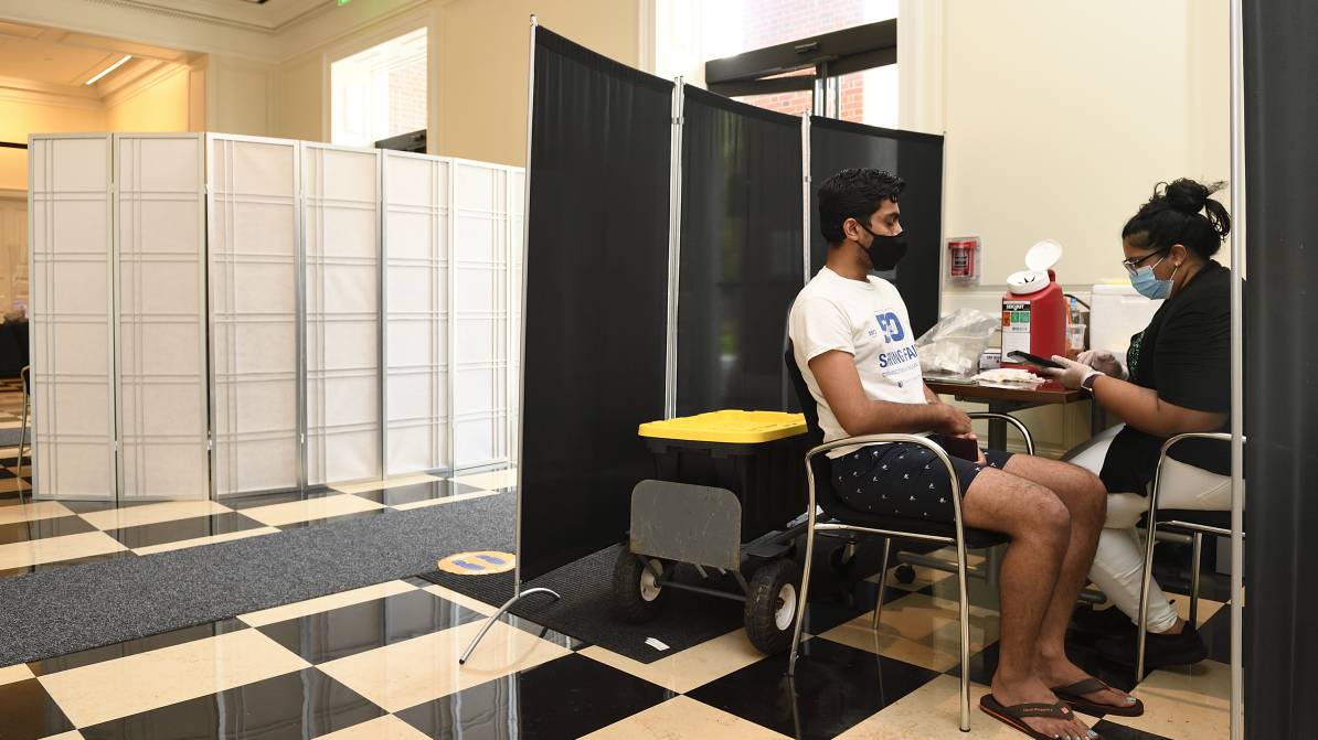 Johns Hopkins joins College Vaccine Challenge | Hub