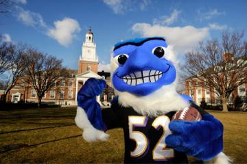 Johns Hopkins Blue Jay does the Ray Lewis dance | Hub
