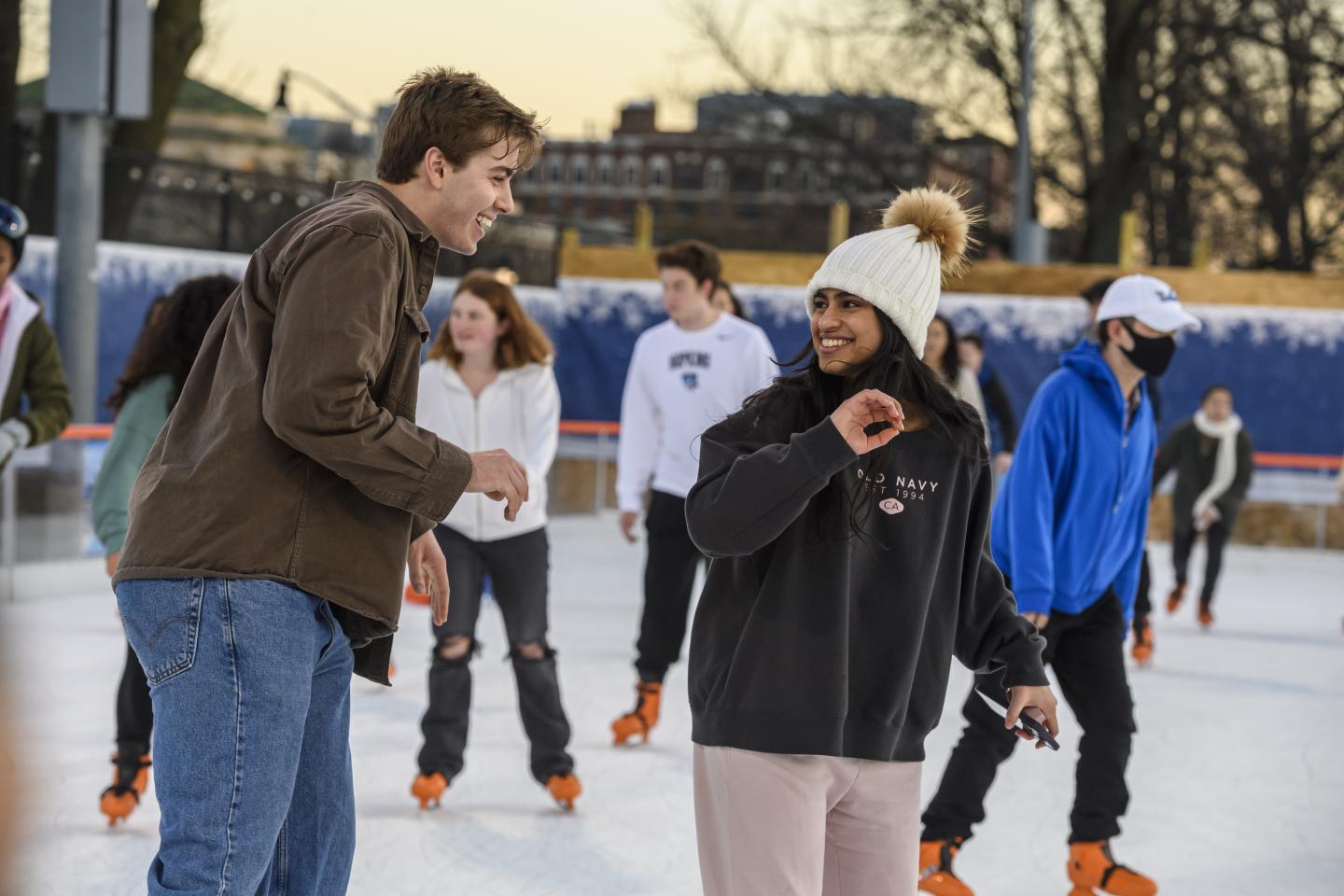 Johns Hopkins ice rink returns at new location | Hub