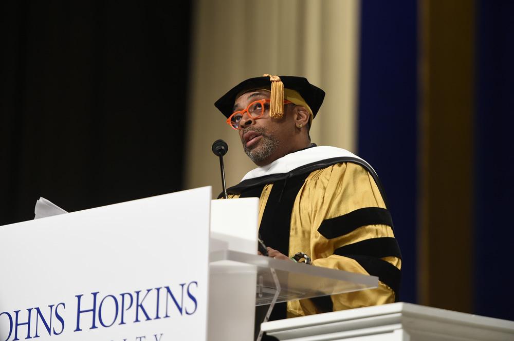 Video: Filmmaker Spike Lee speaks at Johns Hopkins graduation | Hub