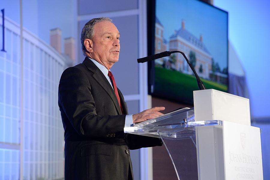 Michael Bloomberg gives record $1.8 billion to Johns Hopkins for ...