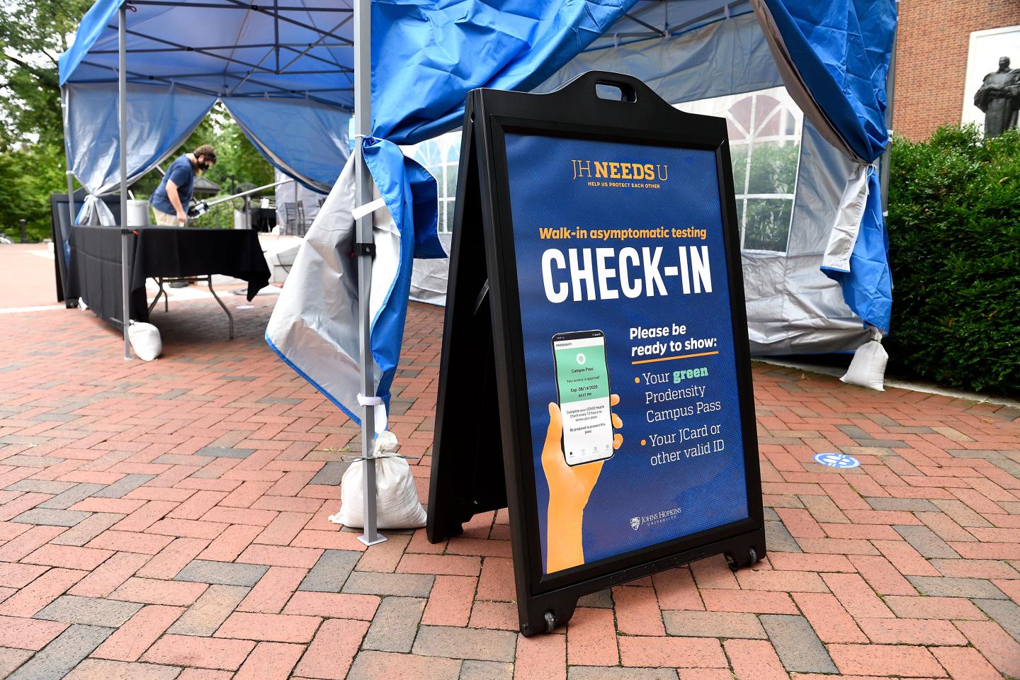 COVID testing expands at Johns Hopkins as spring semester gets underway ...