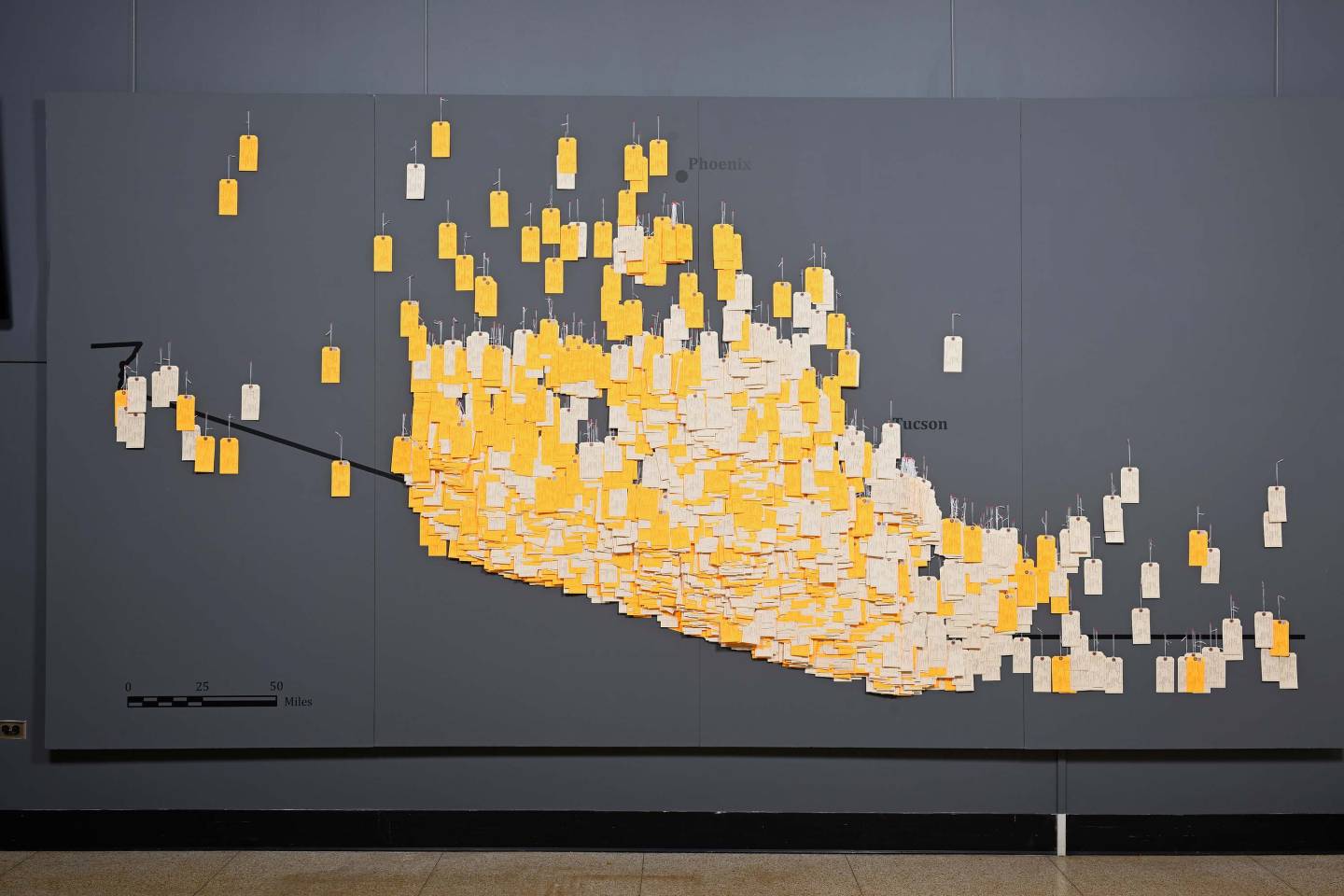 Art installation memorializes the thousands of lives lost at the U.S ...