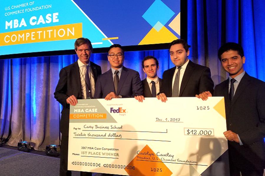 Johns Hopkins team wins Pfizer Case Competition for second year in a ...