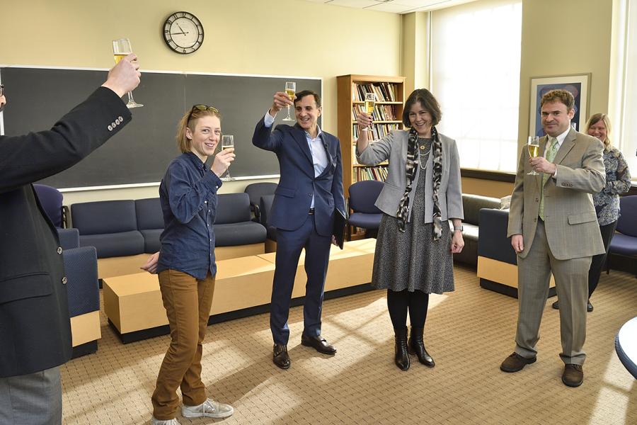 Mathematician Emily Riehl earns President's Frontier Award | Hub