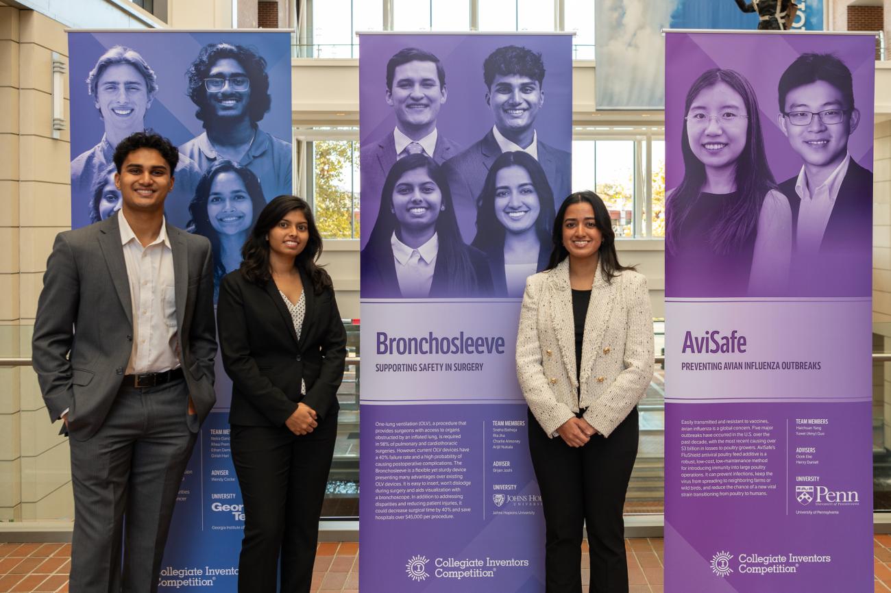 Johns Hopkins undergrads named runners-up in Collegiate Inventors ...