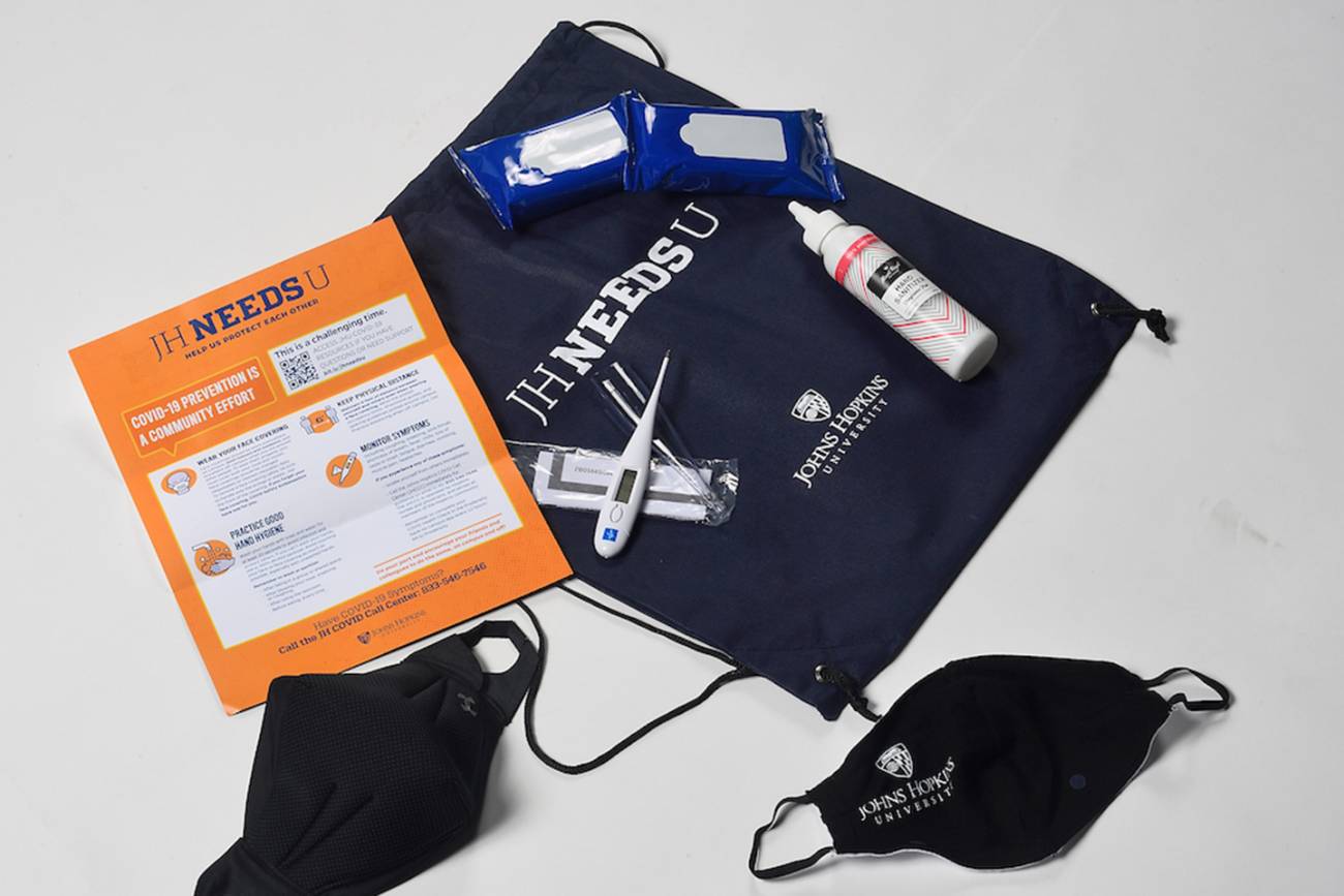 Hopkins to distribute wellness kits to undergraduate students | Hub