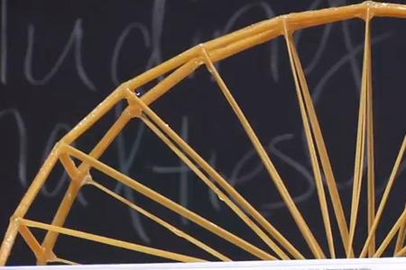 Future engineers use their noodles to build bridges from spaghetti | Hub
