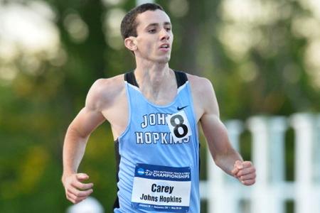 Track: JHU senior Andrew Carey caps career with NCAA title in 800 ...
