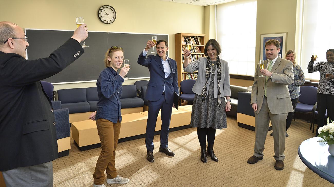 Mathematician Emily Riehl earns President's Frontier Award | Hub