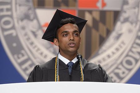Video and full text of remarks by Johns Hopkins senior class president ...