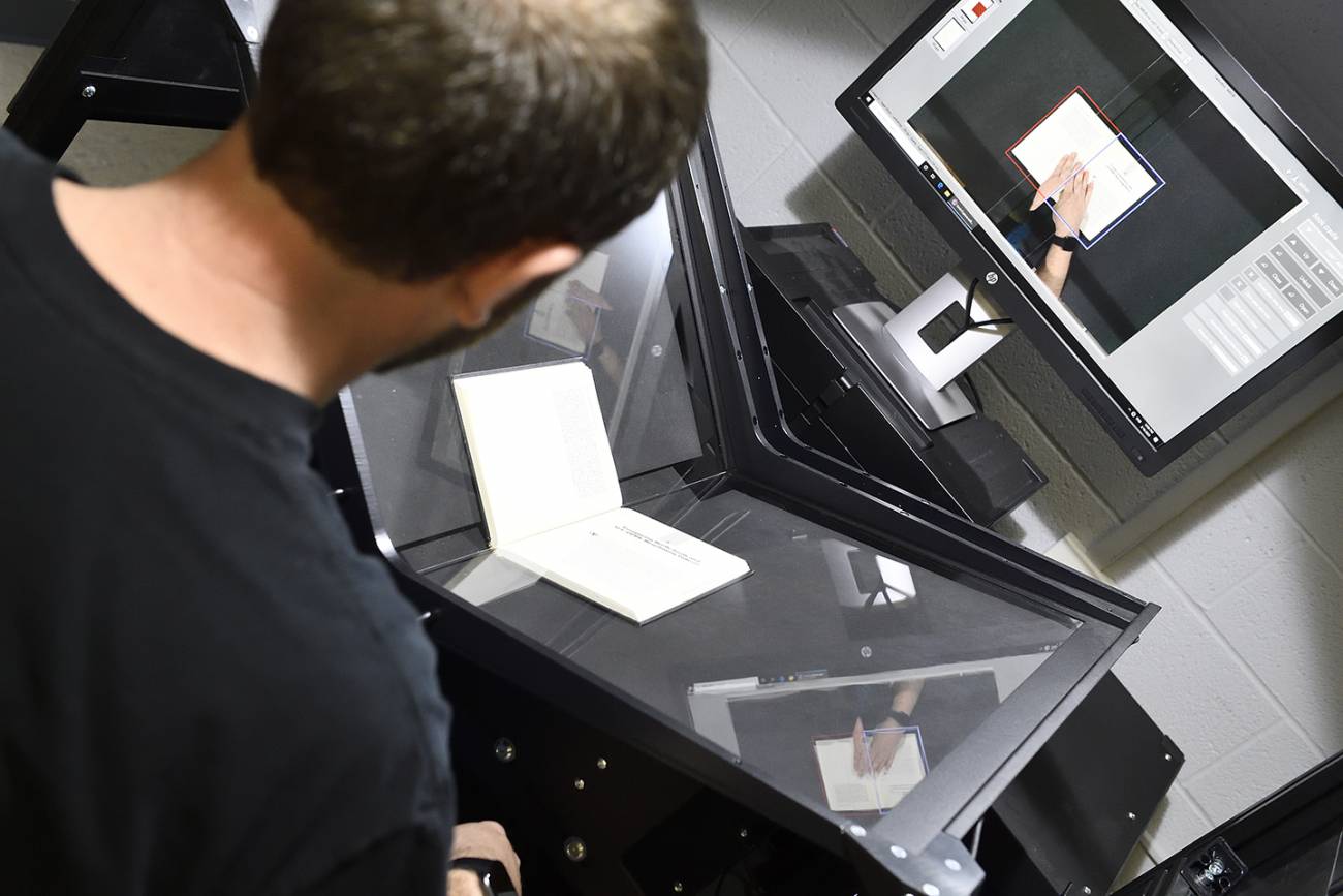 Library staff digitizes content to help with remote instruction | Hub
