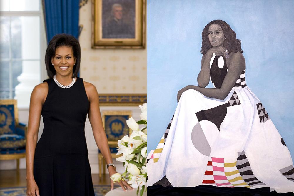 Michelle Obama portrait 'a bold assertion of political power and ...