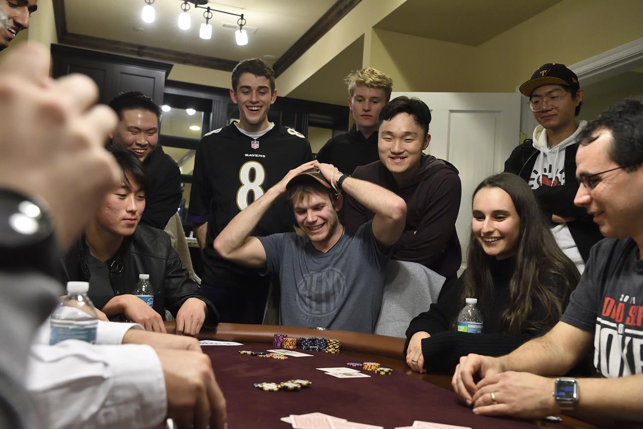 Hopkins professor wins big on poker class bet | Hub