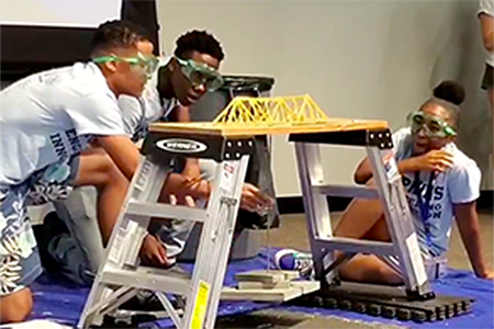Breaking bridges: High schoolers in Engineering Innovation program ...