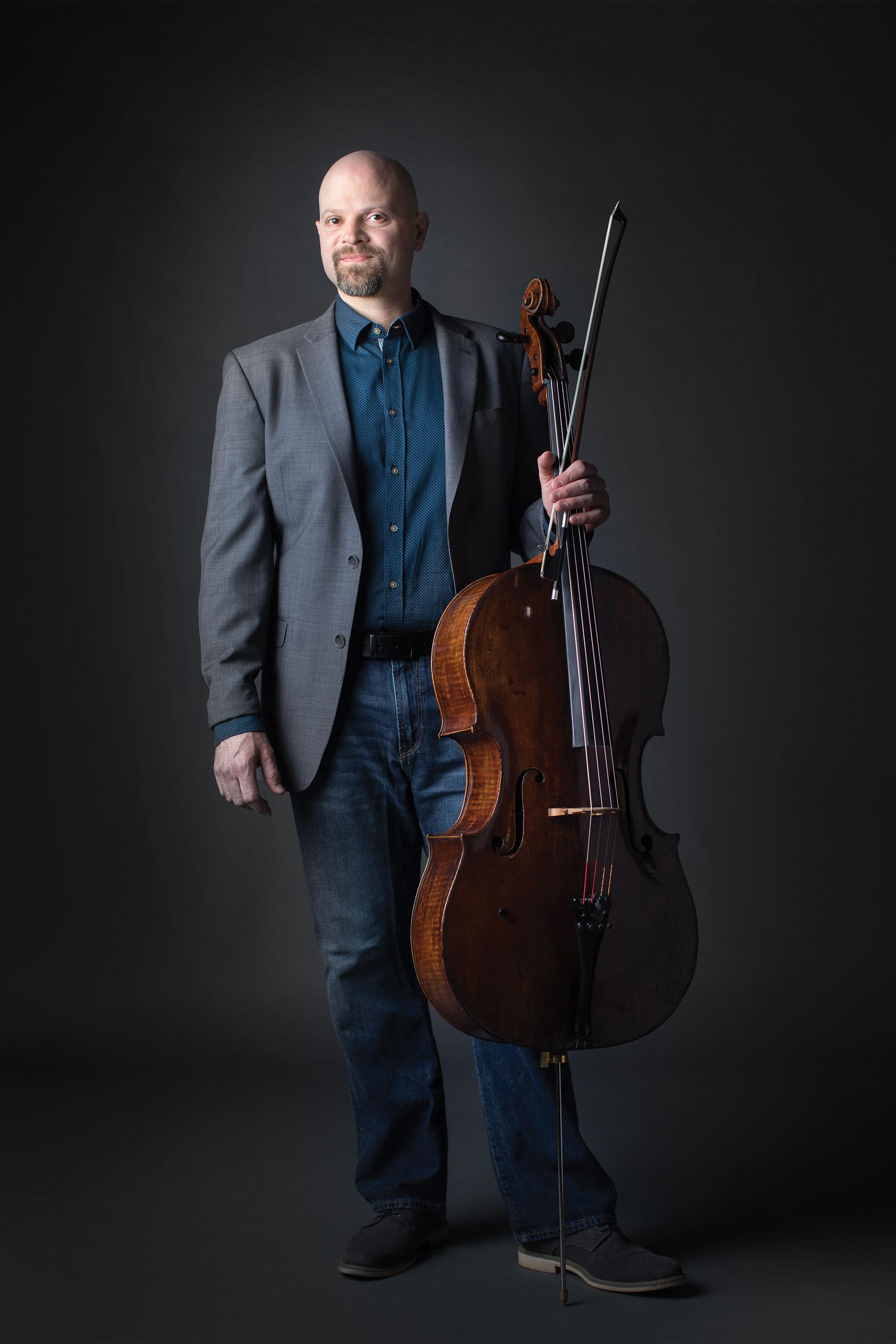 Cellist Joel Dallow's podcast helps others climb up the musical ...