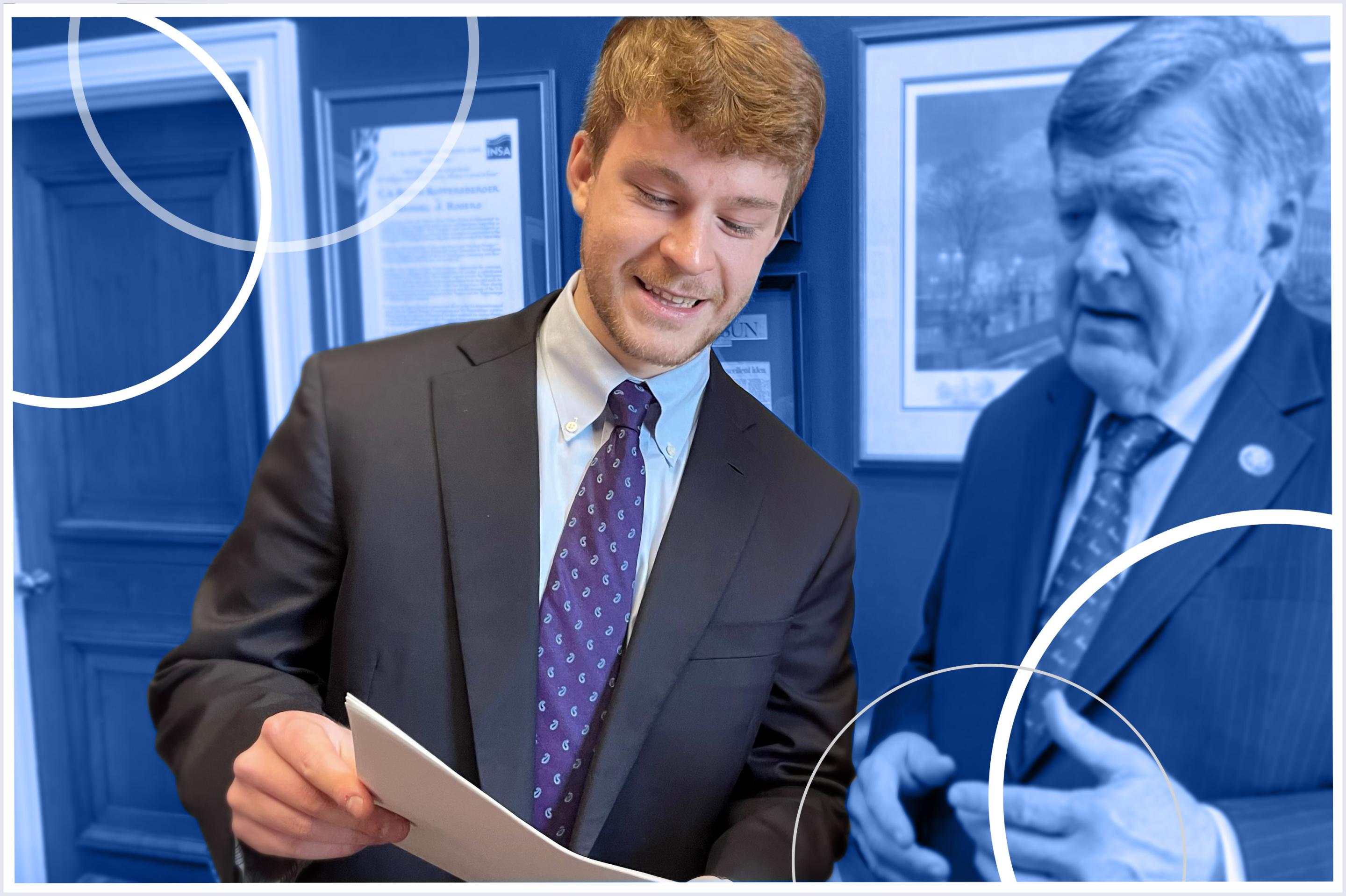 Up-and-comer Louis Burns works to connect congressman with constituents ...