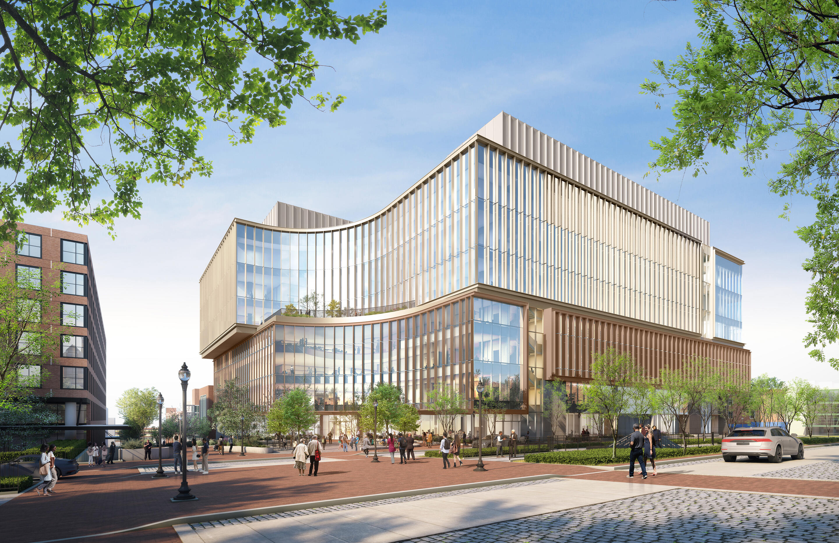 Designs for new Johns Hopkins Life Sciences Building presented to city ...