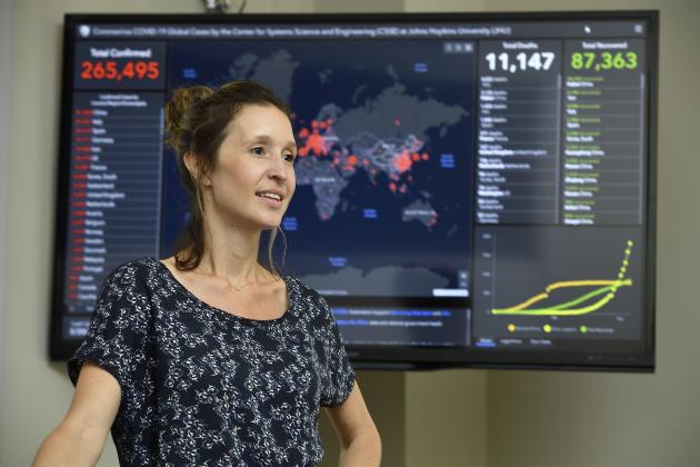 COVID-19 dashboard creator Lauren Gardner wins Lasker-Bloomberg Public Service Award | Hub