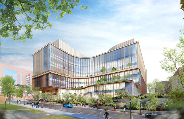 Designs for new Johns Hopkins Life Sciences Building presented to city ...