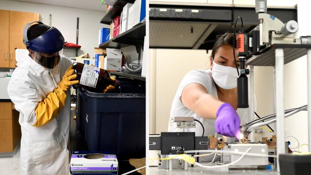 Researchers return to the lab, but it's far from business as usual | Hub